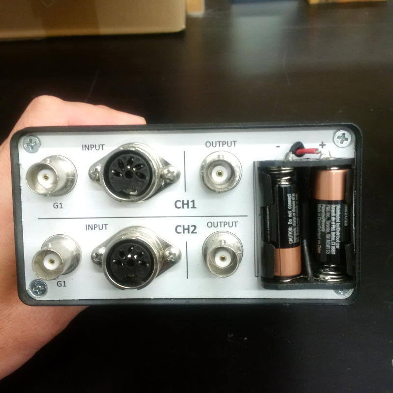 Bioamplifier – Two channel – Insect Flight Group